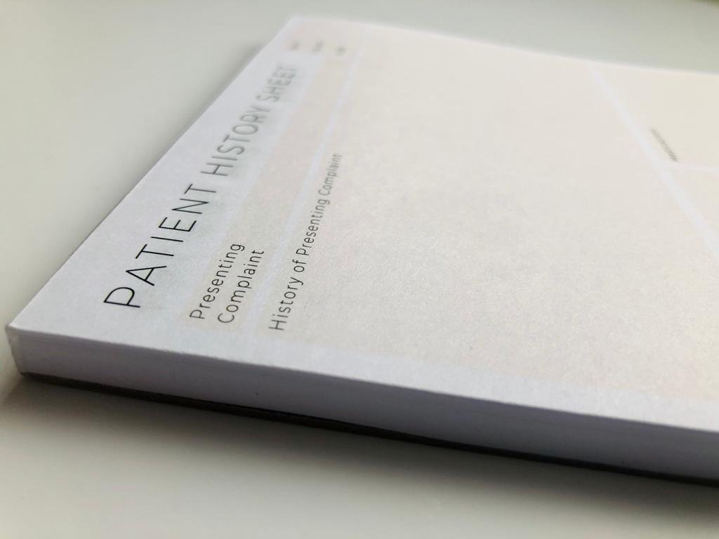Patient History Taking Notepad for Medics/Physician Associates/Nurses ...